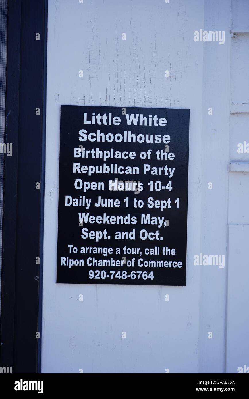 National Historical site of the Birthplace of the Republican Party in ...