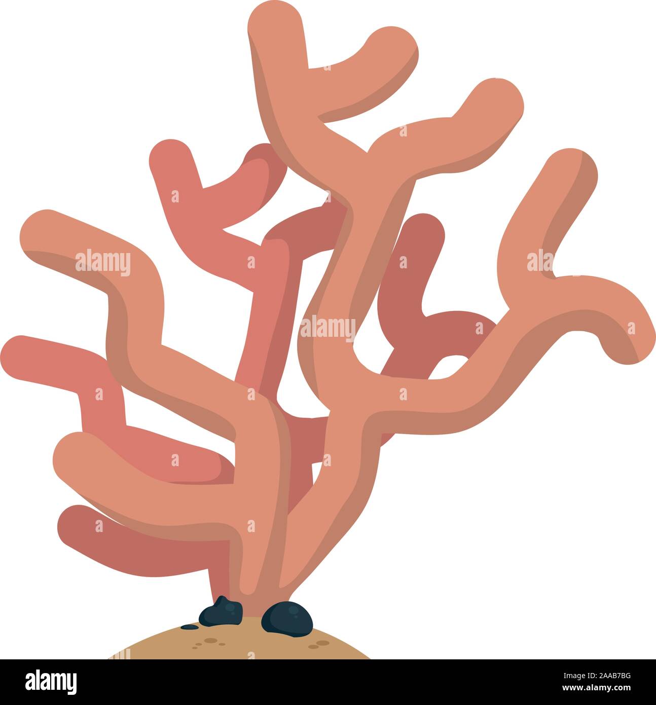 Isolated sea coral vector design Stock Vector Image & Art - Alamy