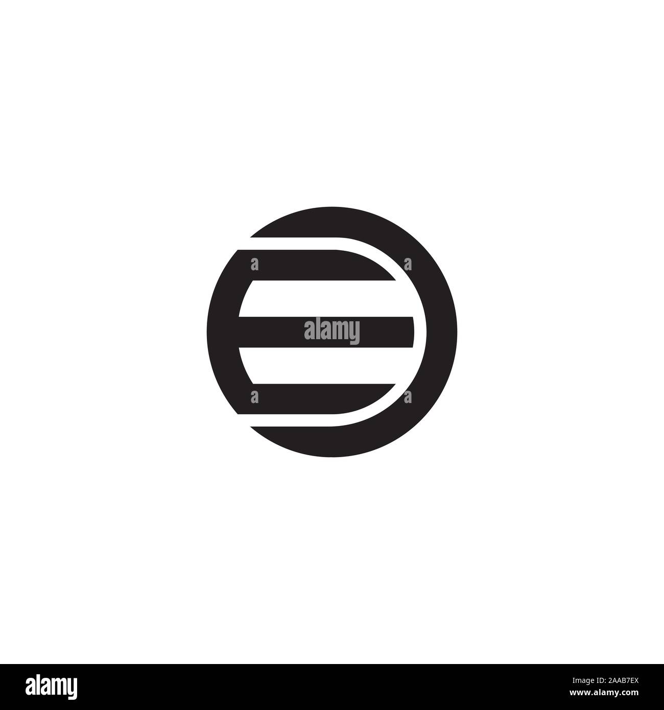 Initial letter eo or oe logo vector design template Stock Vector Image ...