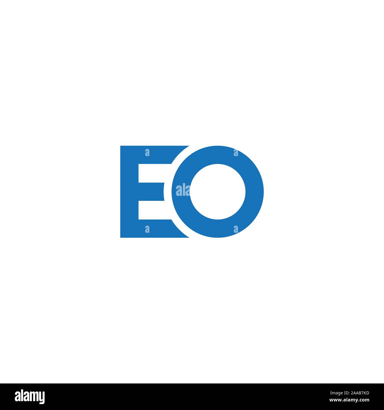 Initial letter eo or oe logo vector design template Stock Vector Image ...