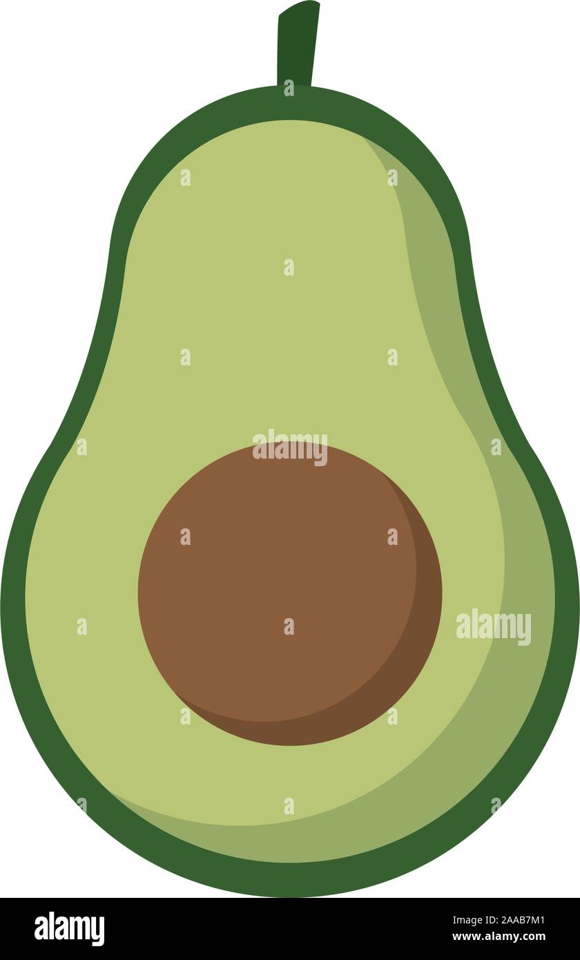 Isolated avocado fruit vector design Stock Vector Image & Art - Alamy