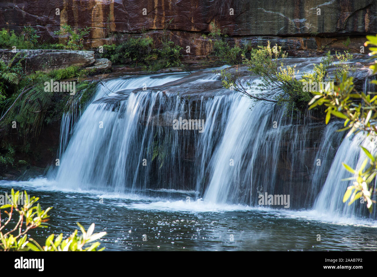 Winifred Falls, Royal National Park, Sydney NSW Australia Stock Photo ...