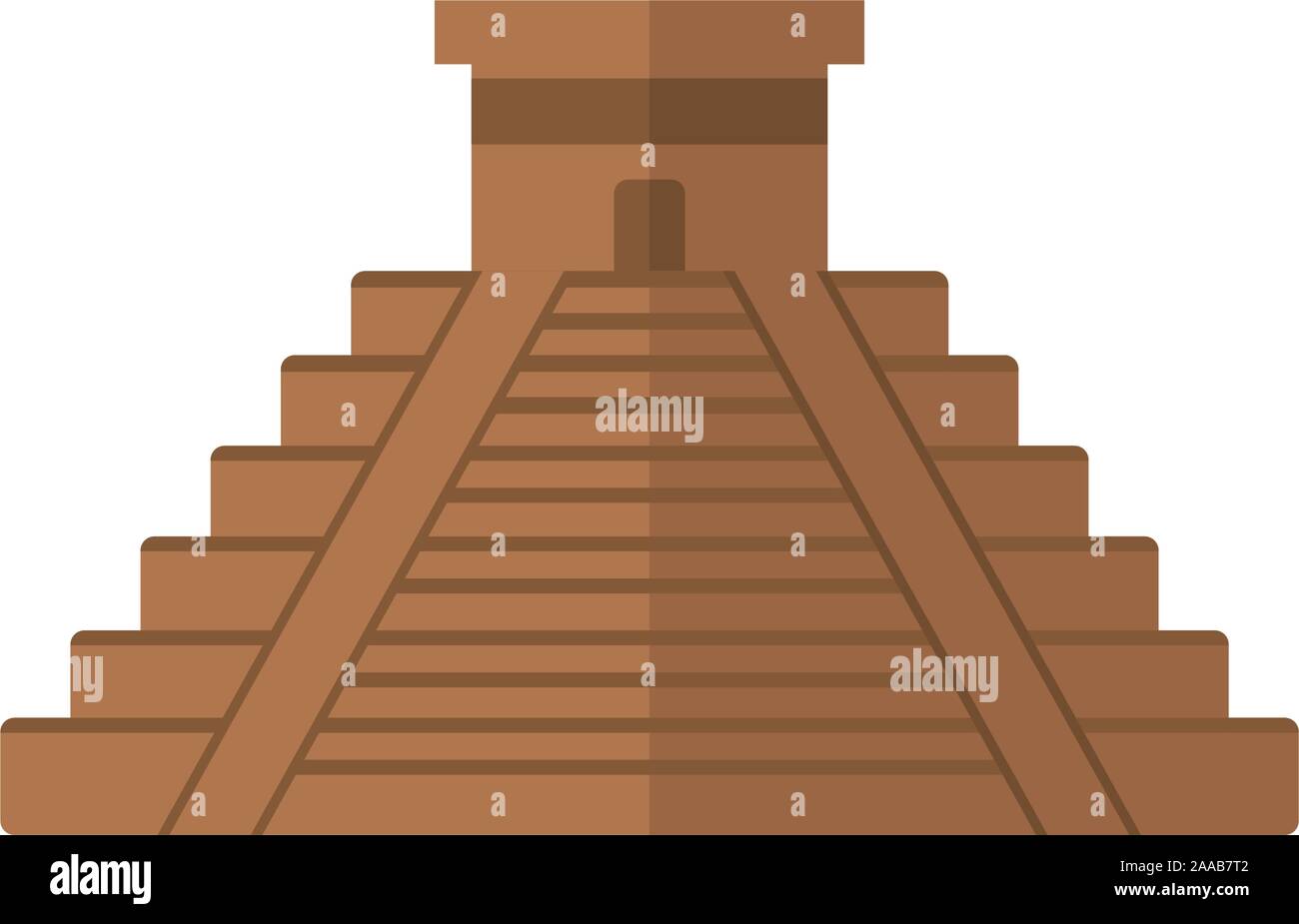 Mexican Pyramid Stock Vector Images - Alamy