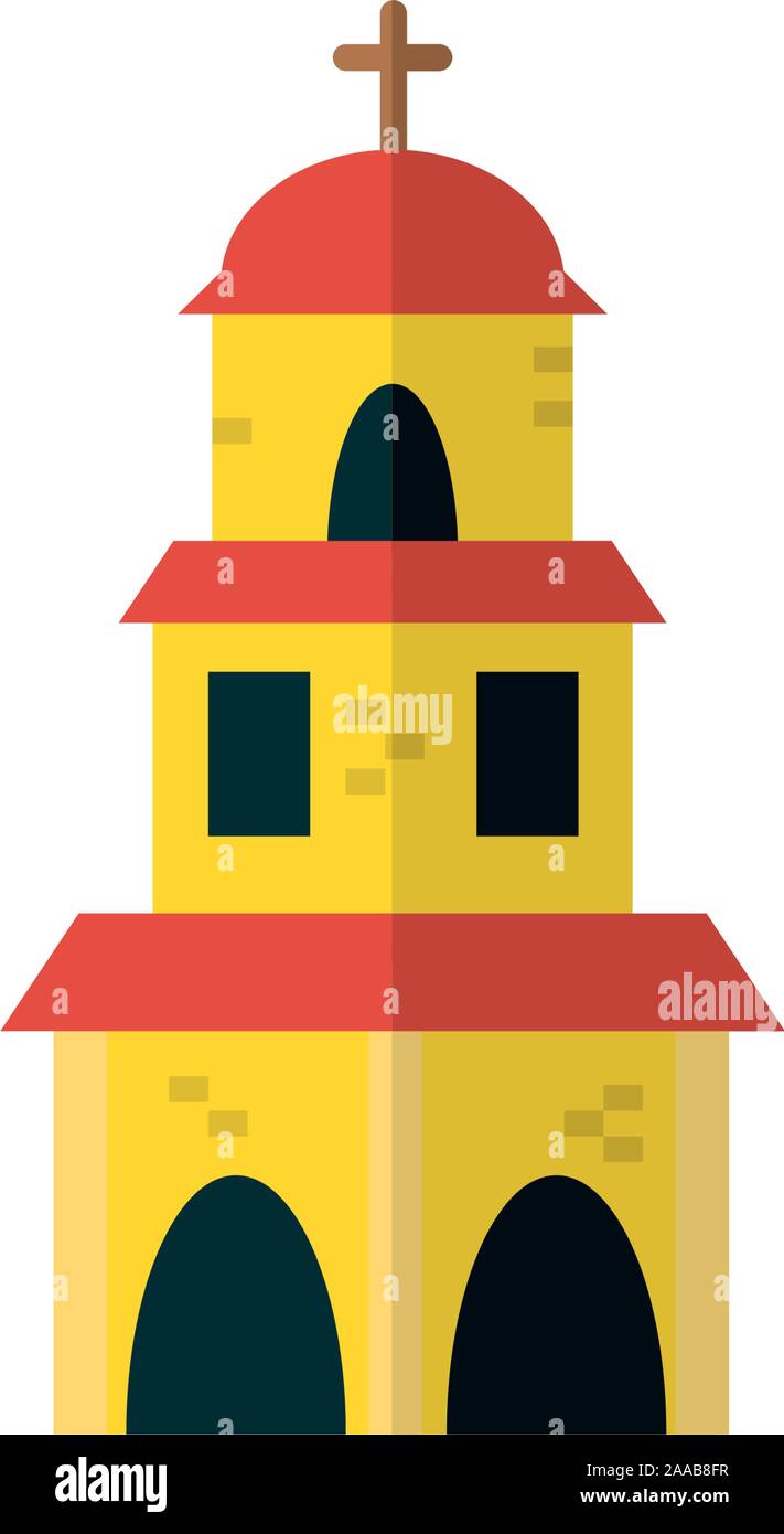 Isolated mexican church vector design Stock Vector Image & Art - Alamy