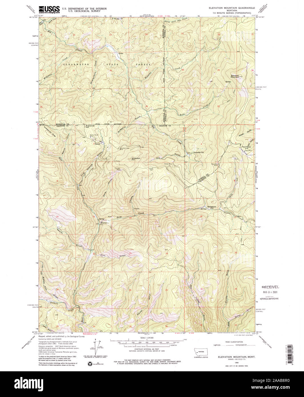 Elevation map united states Cut Out Stock Images & Pictures - Alamy
