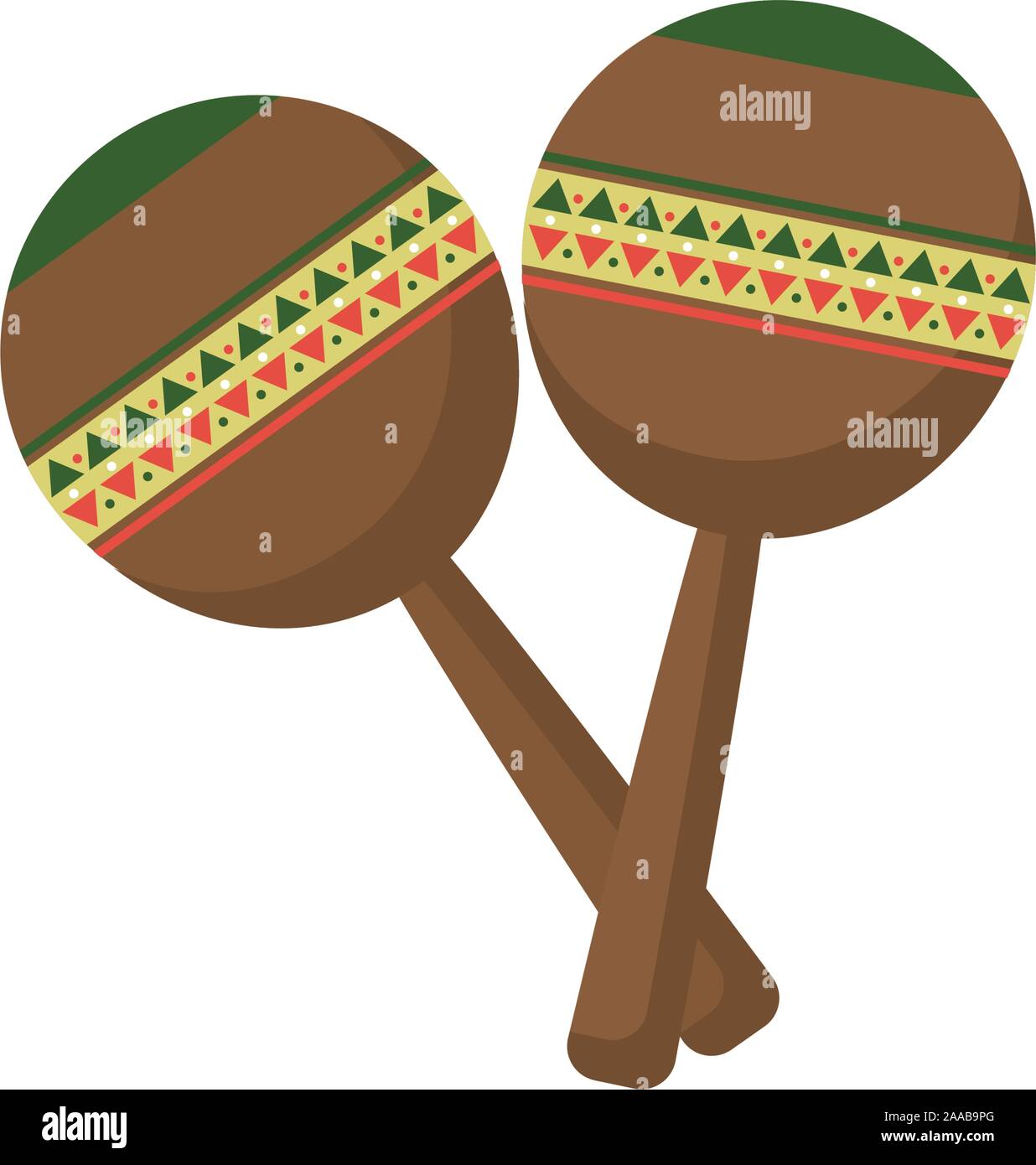 Isolated mexican maracas vector design Stock Vector Image & Art - Alamy