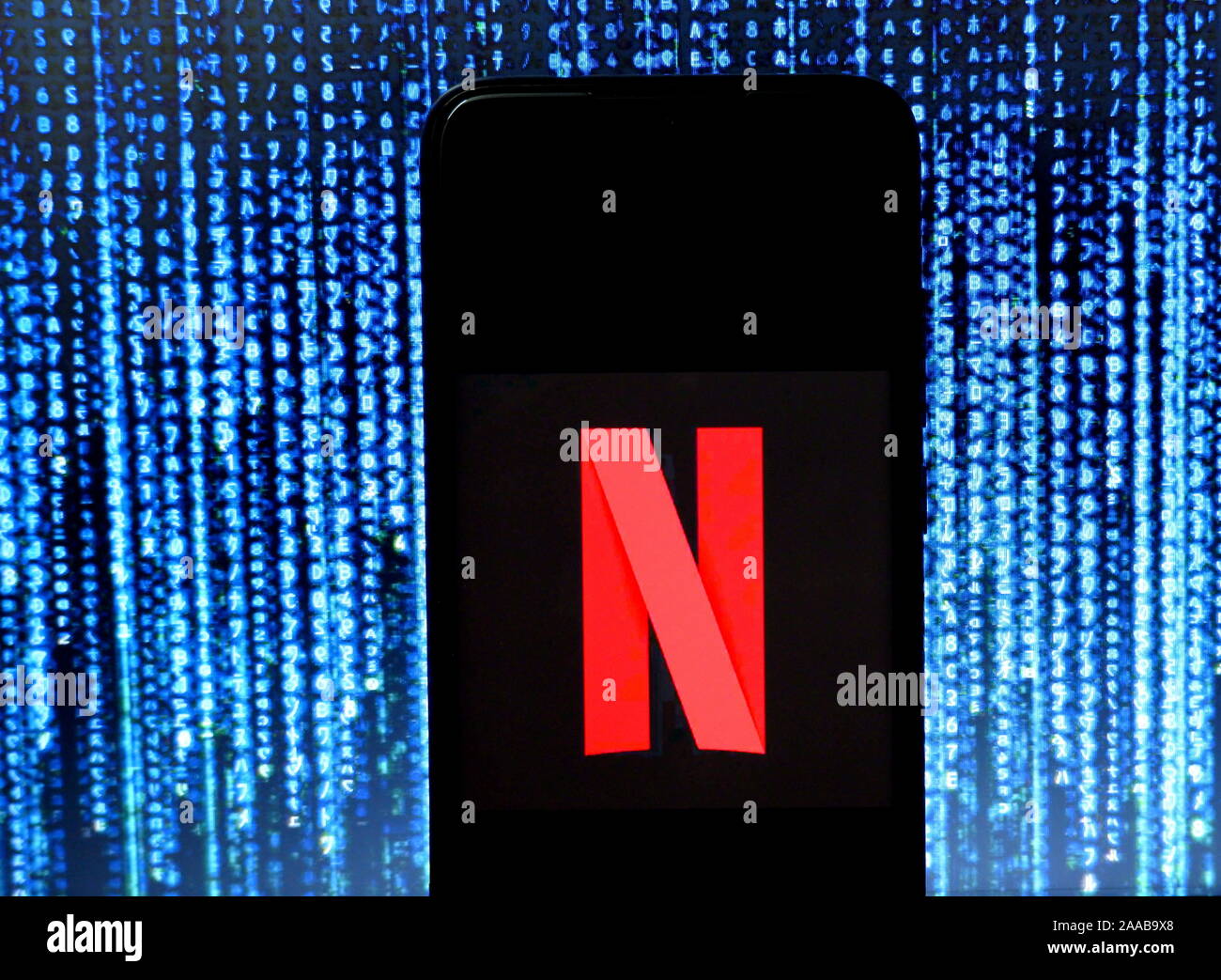 Photo illustration netflix logo hi-res stock photography and images - Alamy