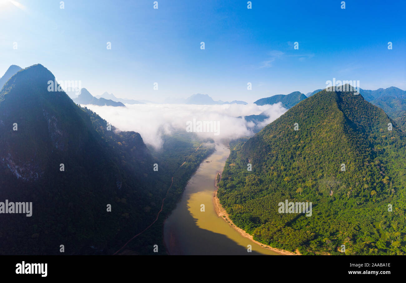 Nong khiaw laos karst hi-res stock photography and images - Alamy
