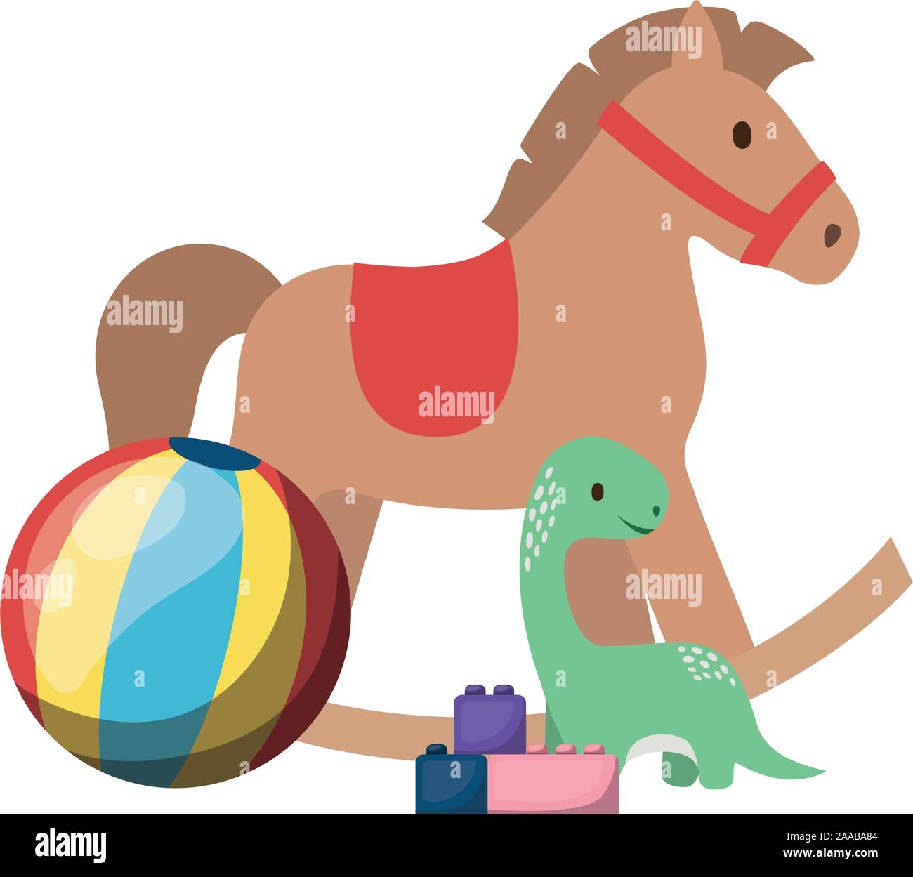 Isolated variety of toys vector design Stock Vector Image & Art - Alamy