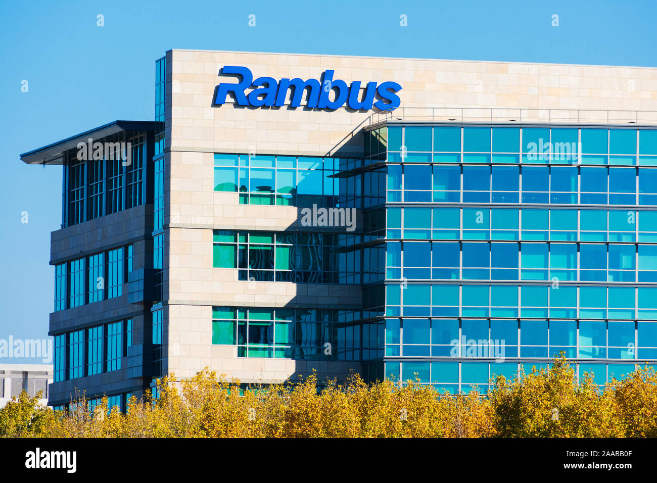 Rambus headquarters building. Rambus Incorporated designs, develops and ...