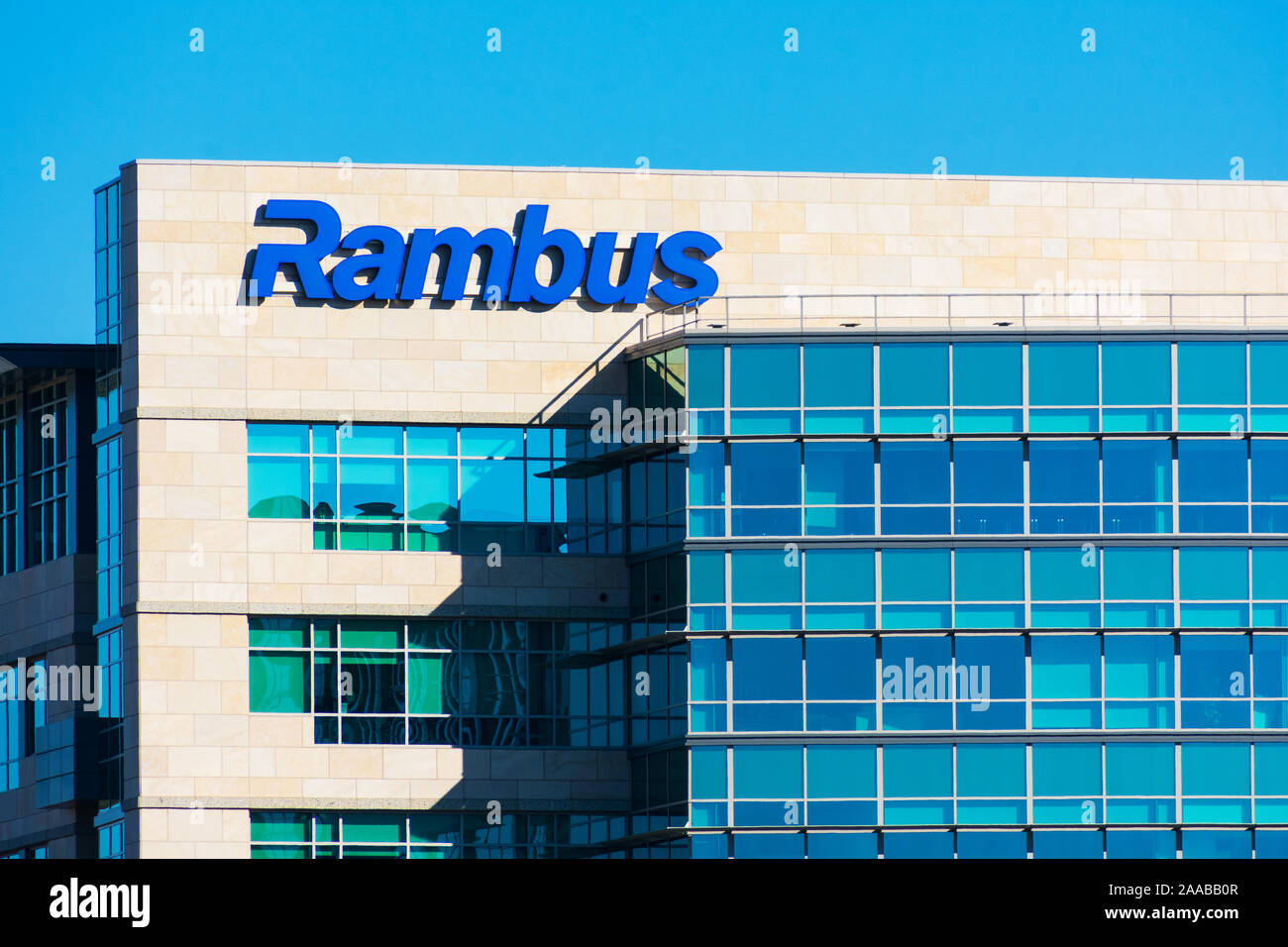 Rambus headquarters building. Rambus Incorporated designs, develops and ...