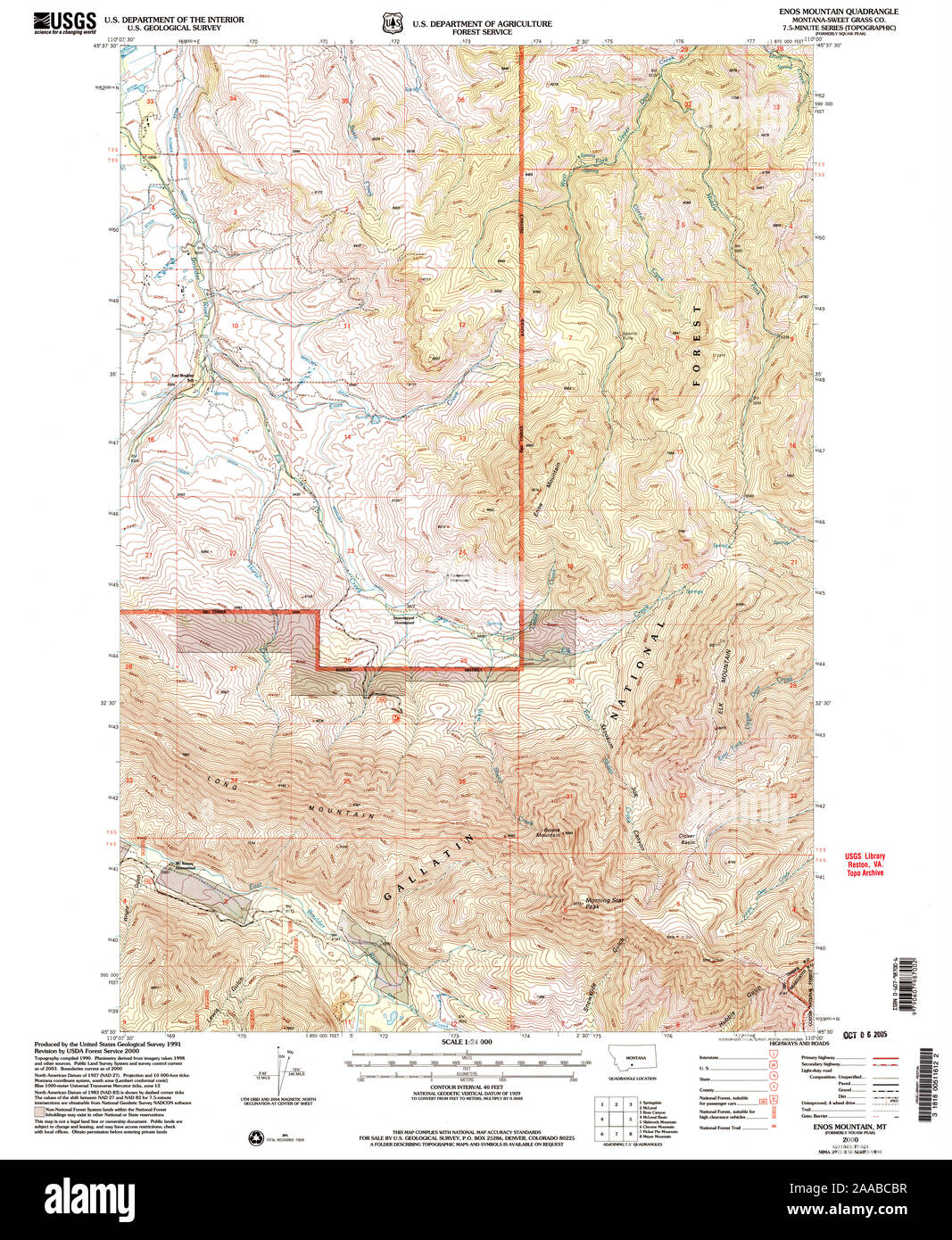 Map of enos hi-res stock photography and images - Alamy