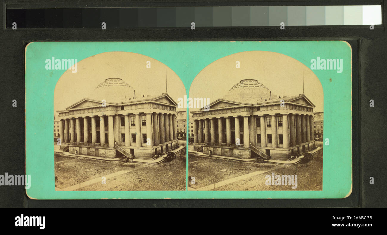 Custom house, Boston.; Custom house, Boston Stock Photo - Alamy