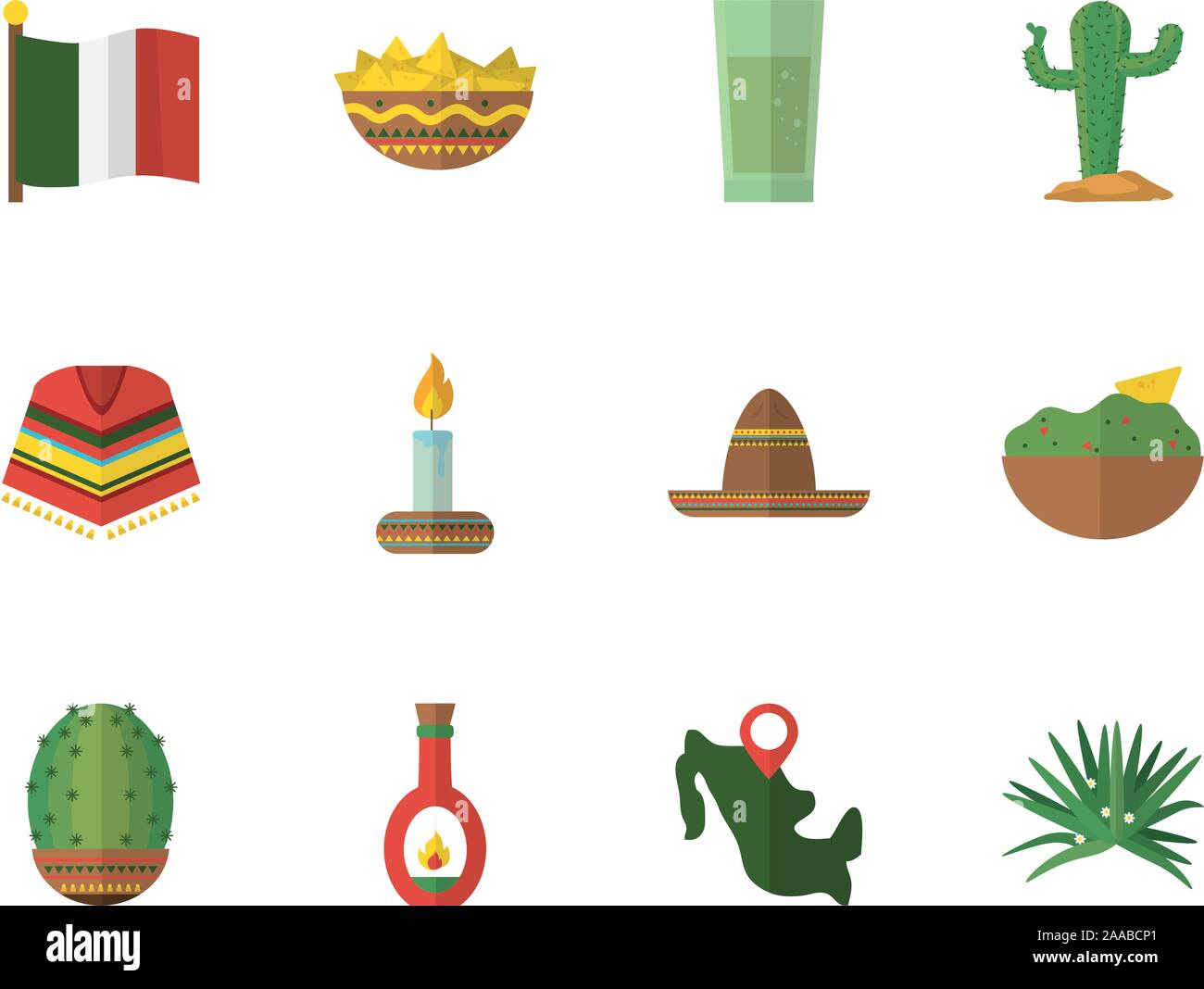 Isolated mexican icon set vector design Stock Vector Image & Art - Alamy