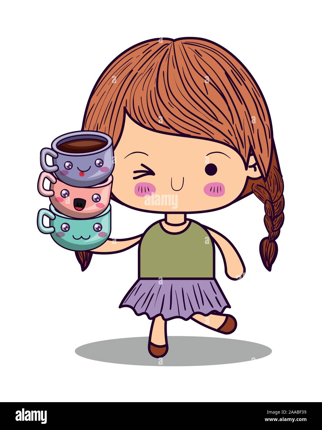 Cartoon mugs Stock Vector Images - Alamy
