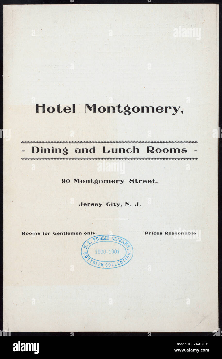 Menu inserts hi-res stock photography and images - Alamy