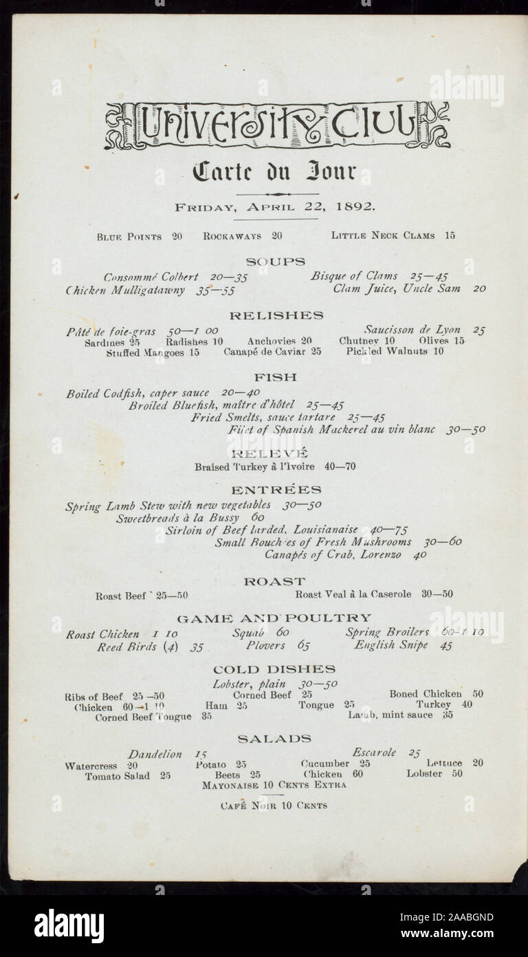 University club new york hi-res stock photography and images - Alamy