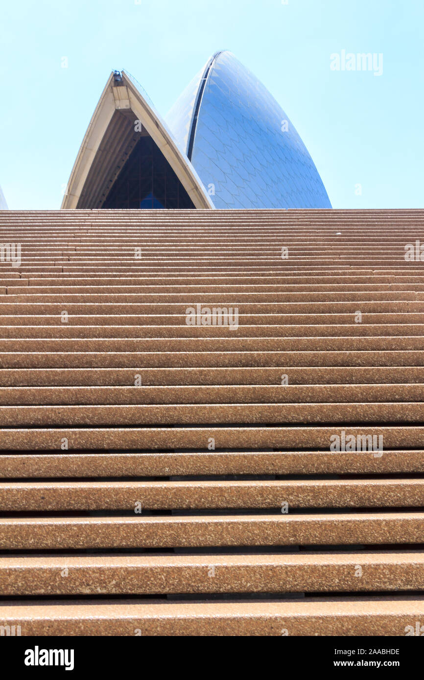 Sydney, Australia - March 24th 2013: Abstract view of the Opera House ...