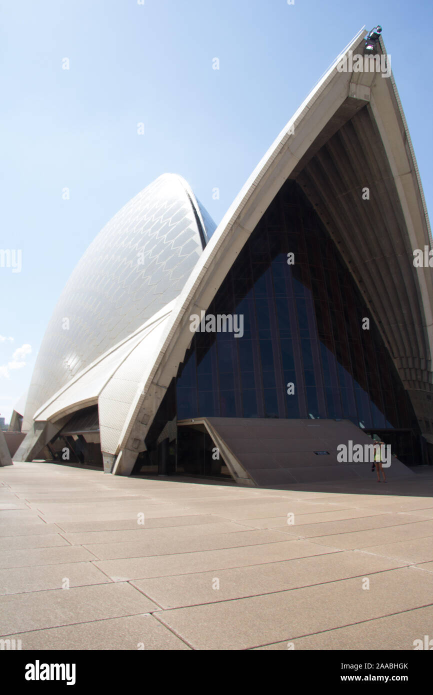 Sydney, Australia - March 24th 2013: Abstract view of the Opera House ...