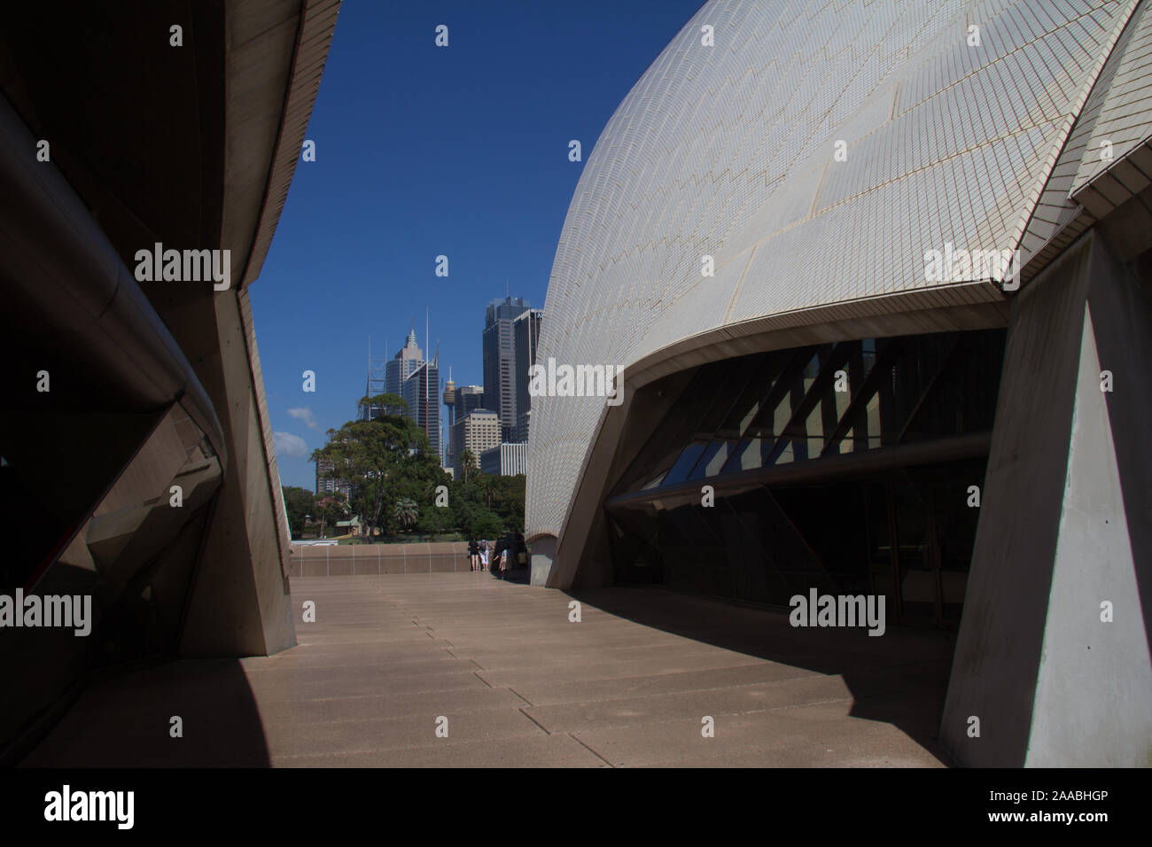 Sydney, Australia - March 24th 2013: Abstract view of the Opera House ...