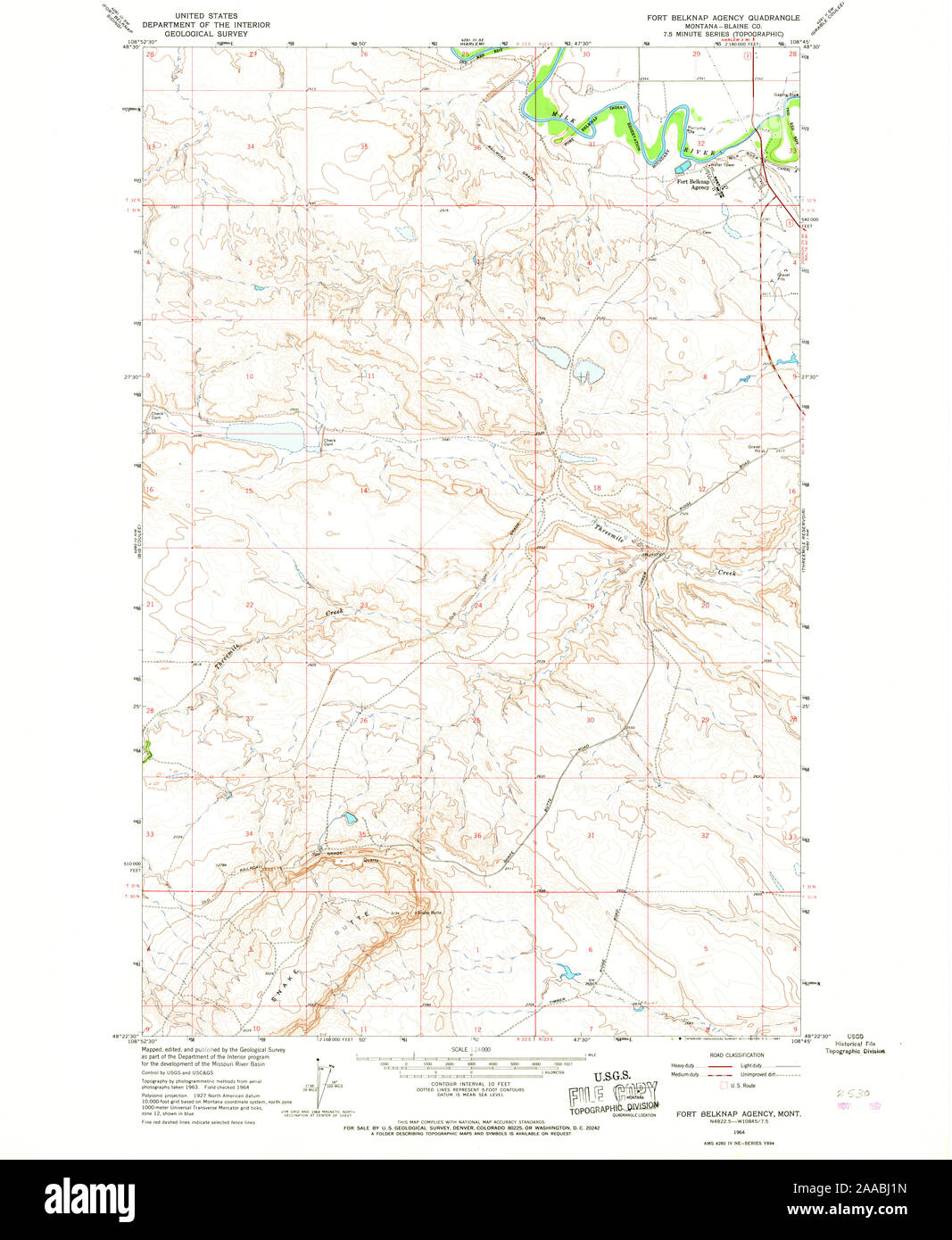Fort belknap agency map hi-res stock photography and images - Alamy