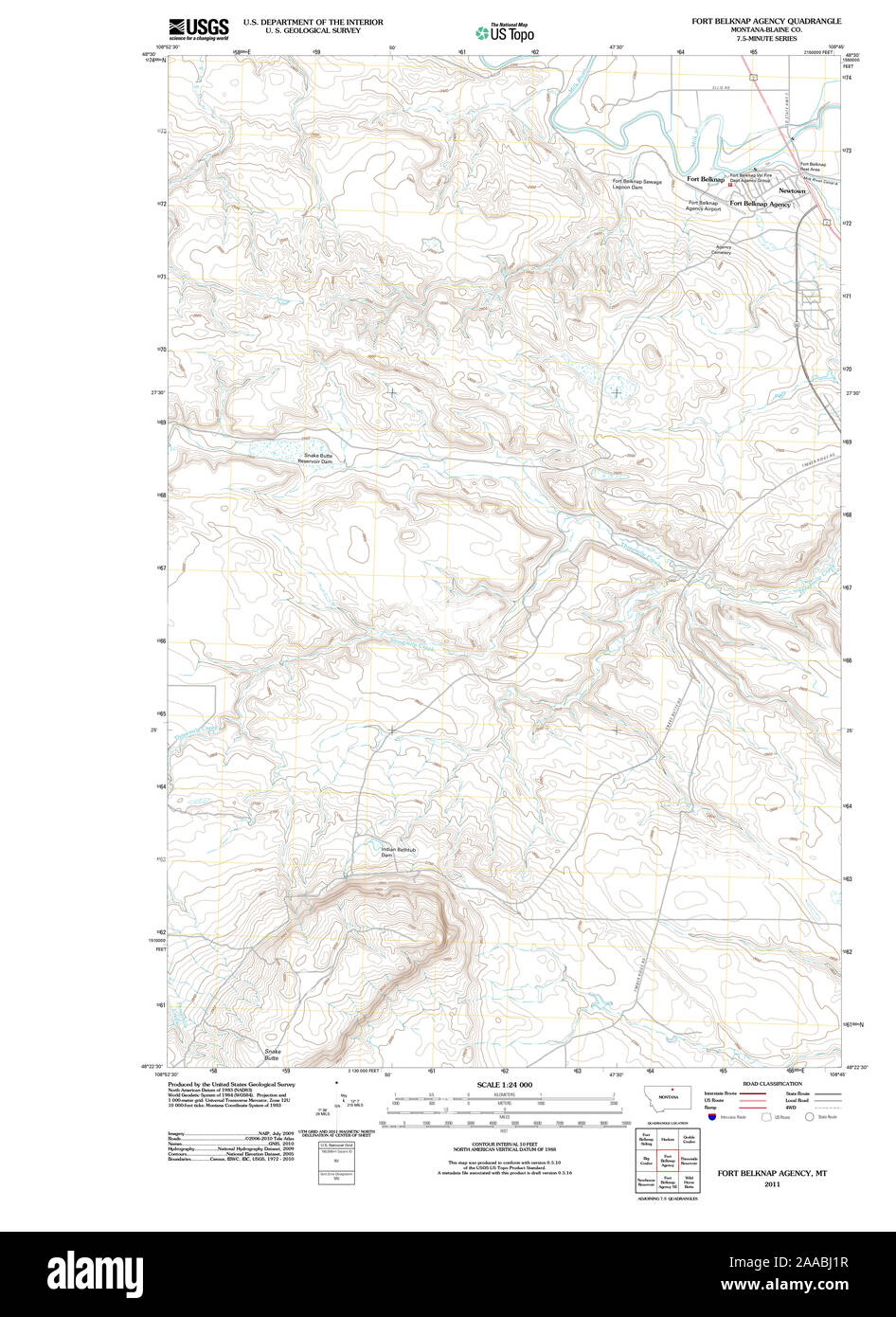 Map of fort belknap agency hi-res stock photography and images - Alamy