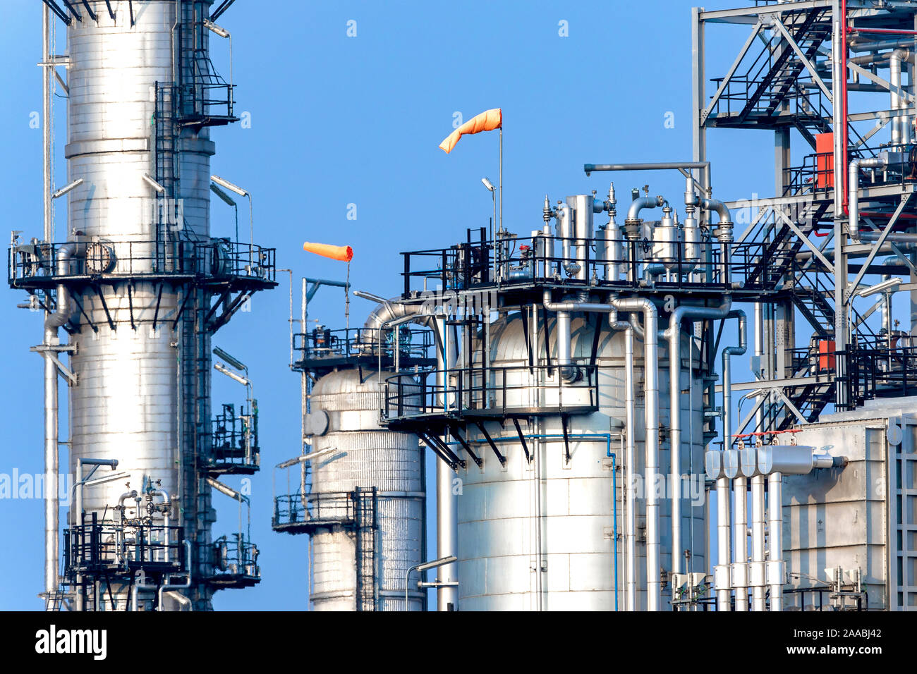 Oil and gas industrial refinery zone,Detail of equipment oil pipeline ...