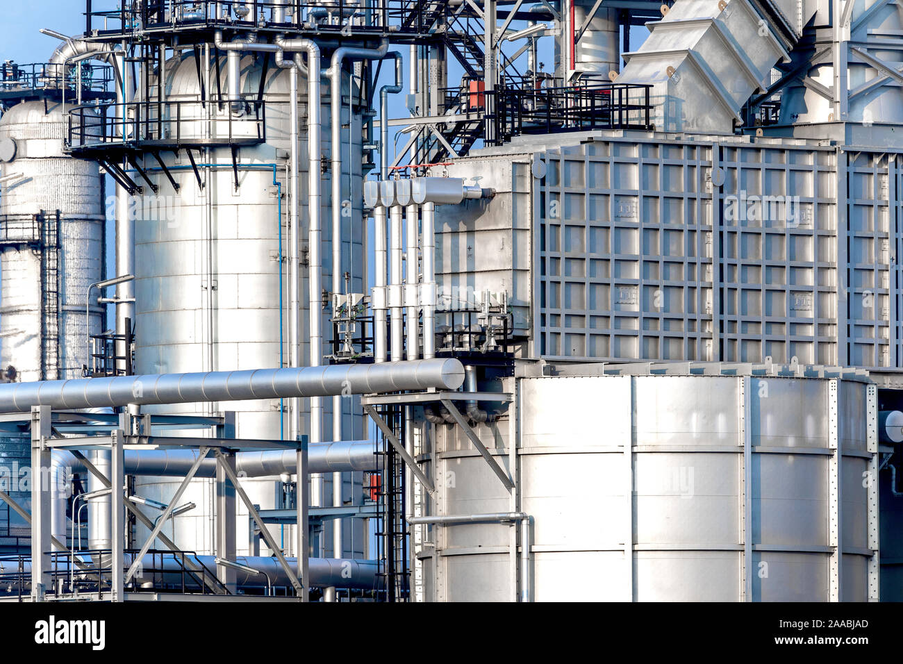 Oil and gas industrial refinery zone,Detail of equipment oil pipeline ...