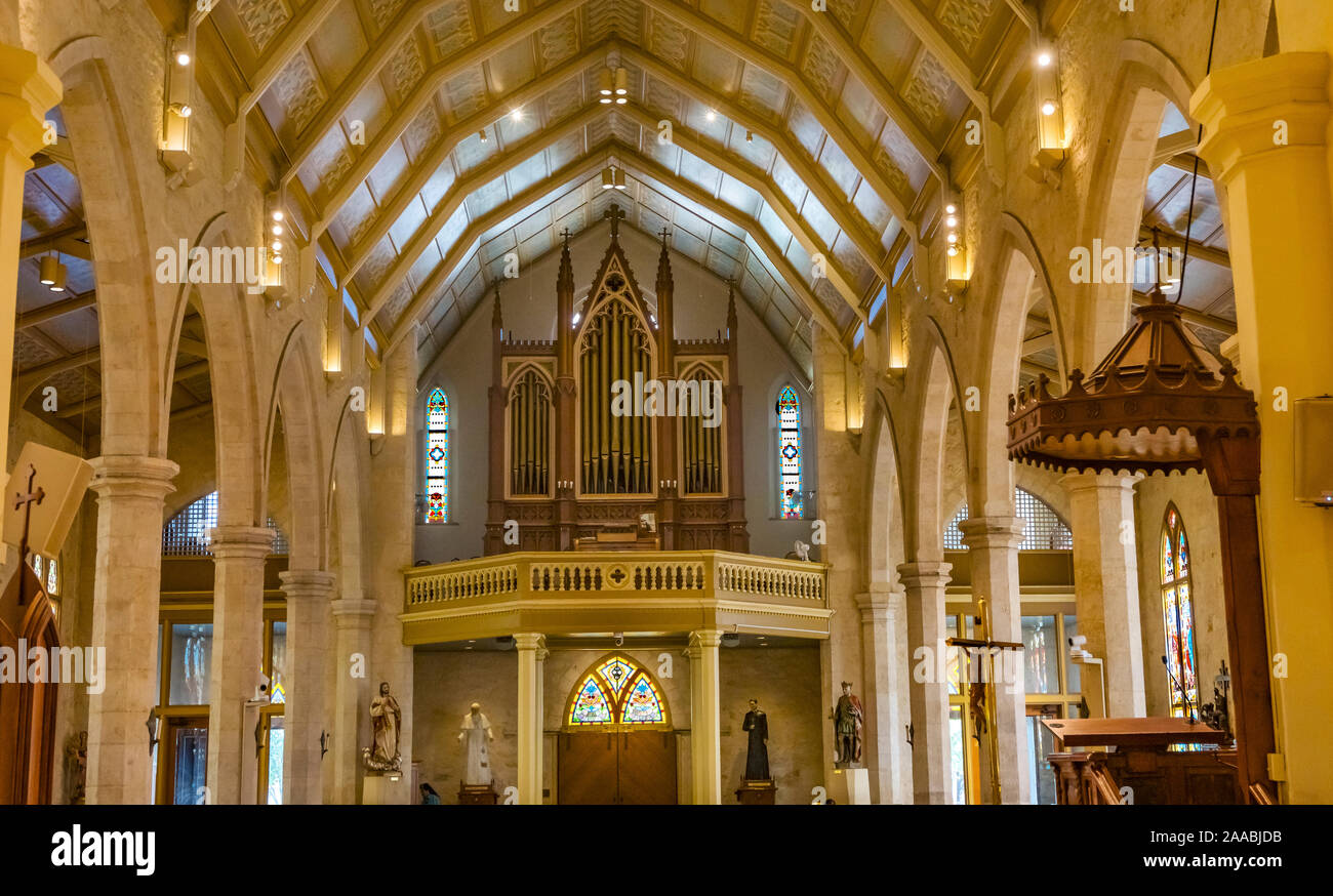 Door Organ Pulpit Back San Fernando Cathedral San Antonio Texas. Built ...