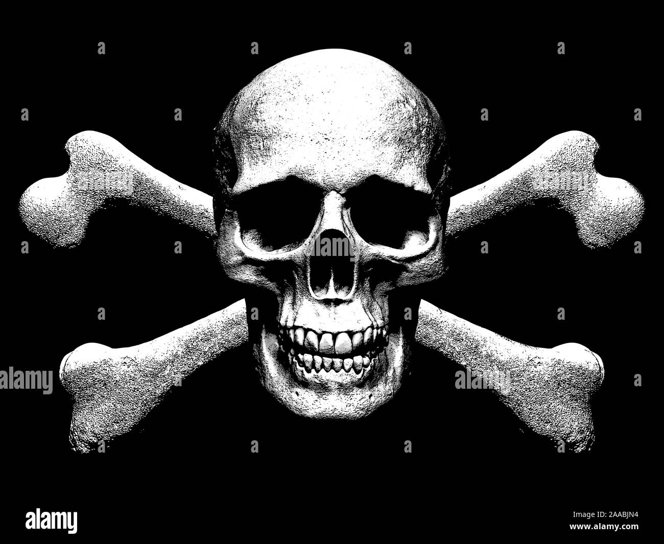Skull and crossbones drawing hi-res stock photography and images - Alamy