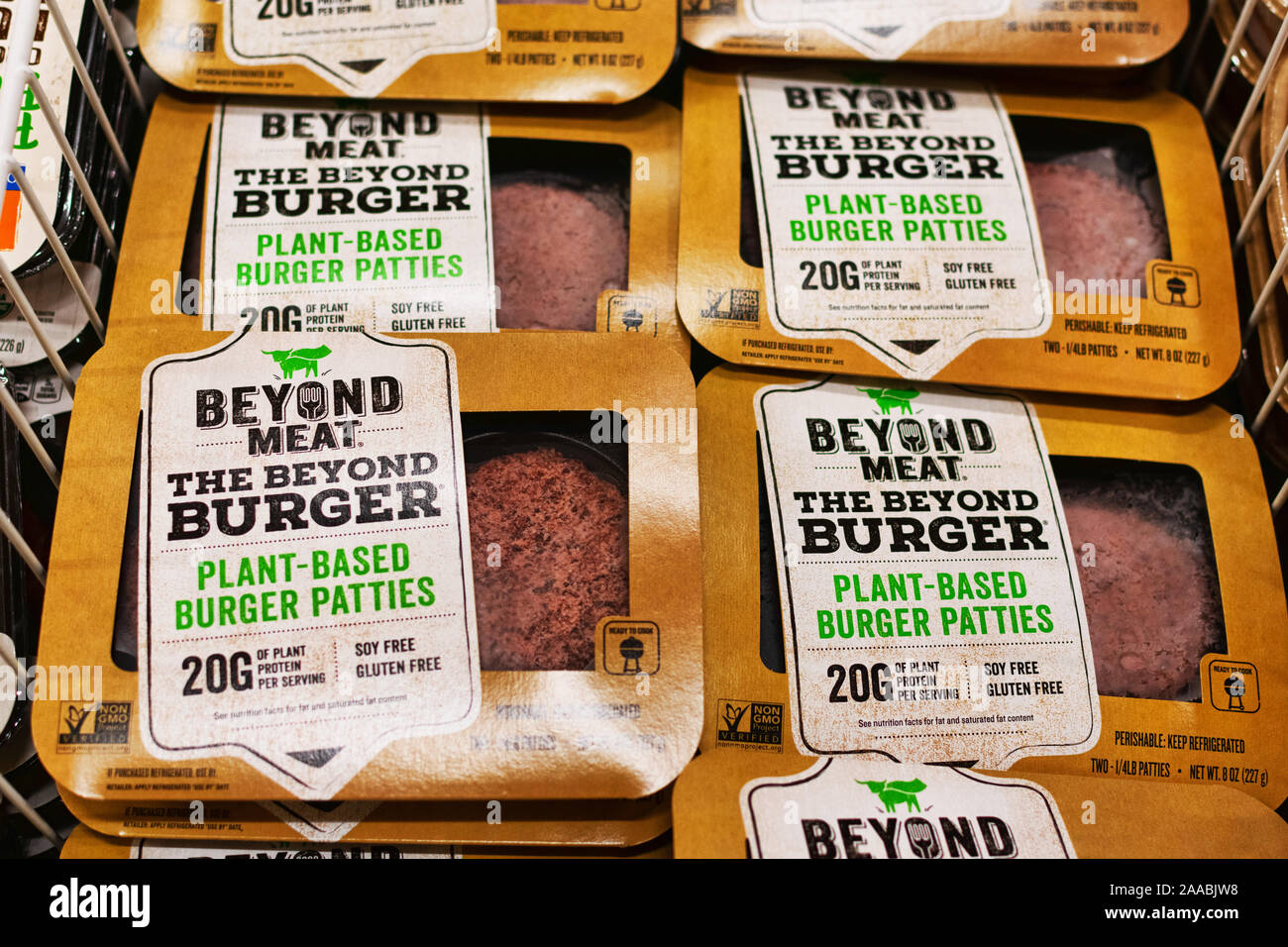 Beyond meat plant based burger package hi-res stock photography and ...