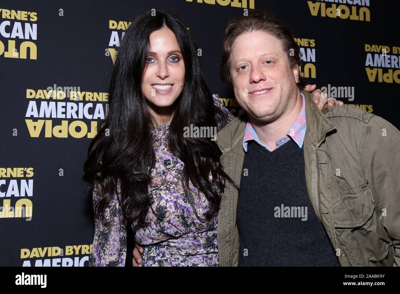 Opening night for David Byrne's American Utopia at the Hudson Theatre ...
