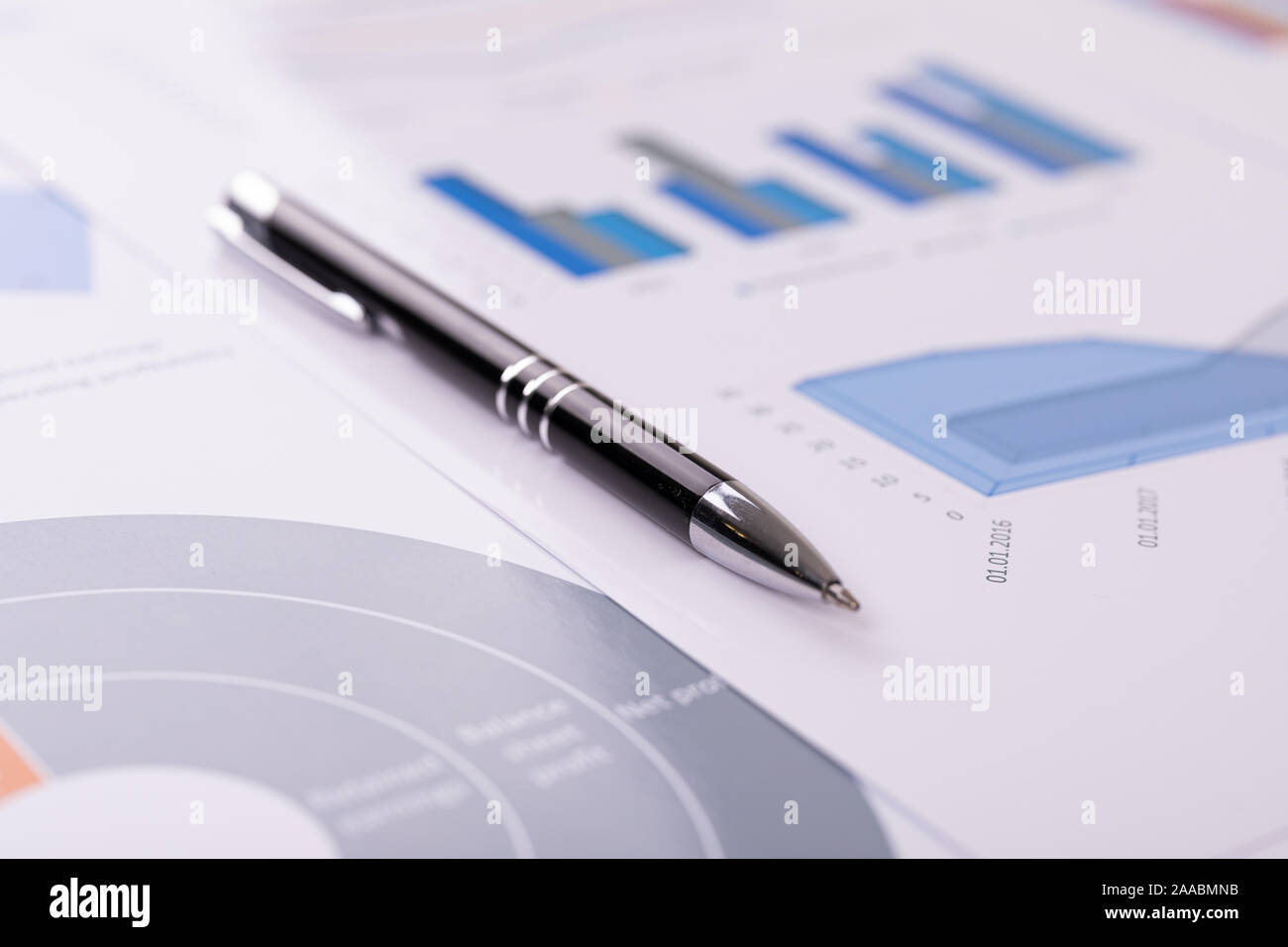 documents on the table, office workplace Stock Photo - Alamy