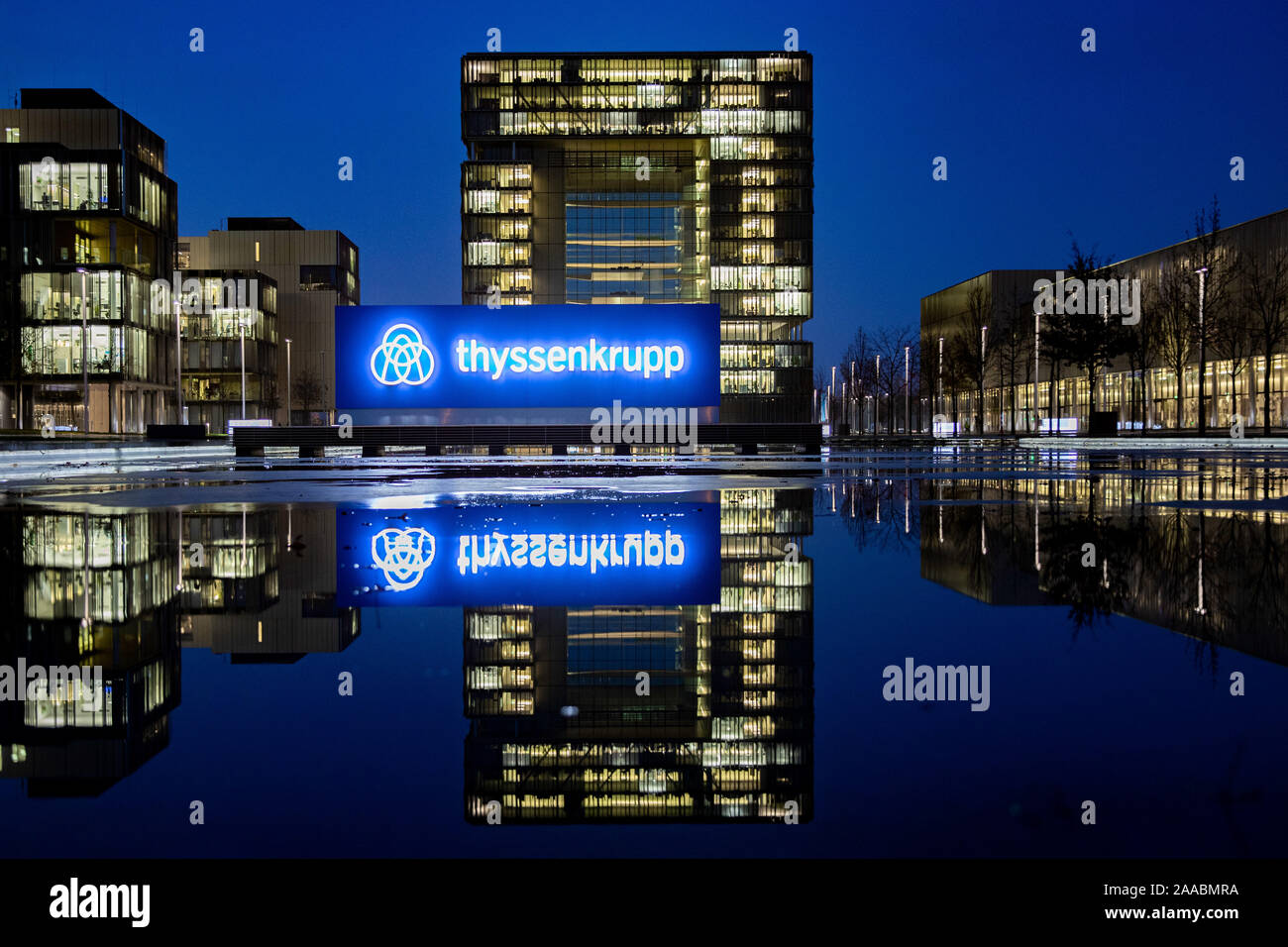 Essen, Germany. 20th Nov, 2019. The corporate headquarters of ...