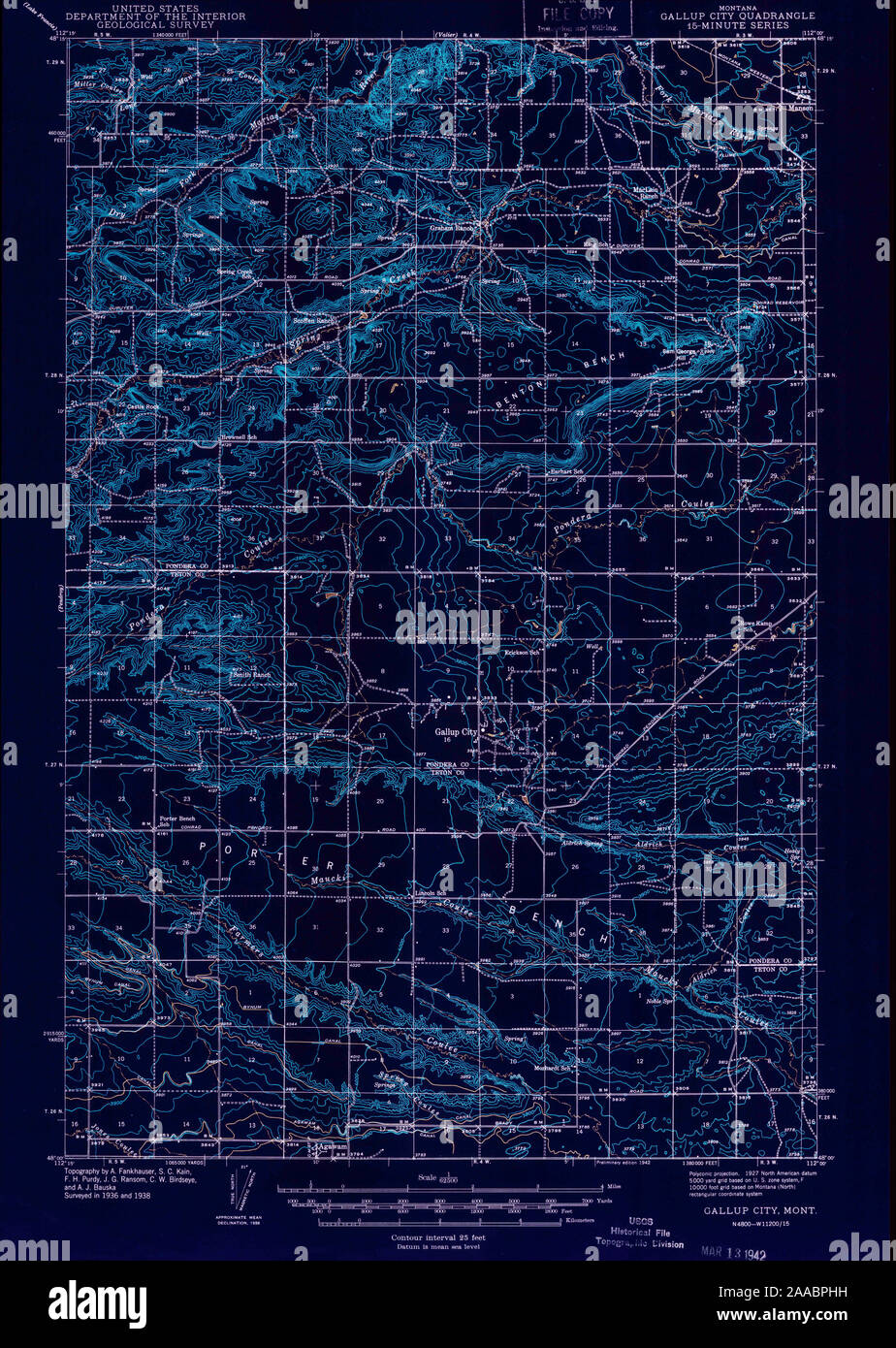 Map of gallup hi-res stock photography and images - Alamy