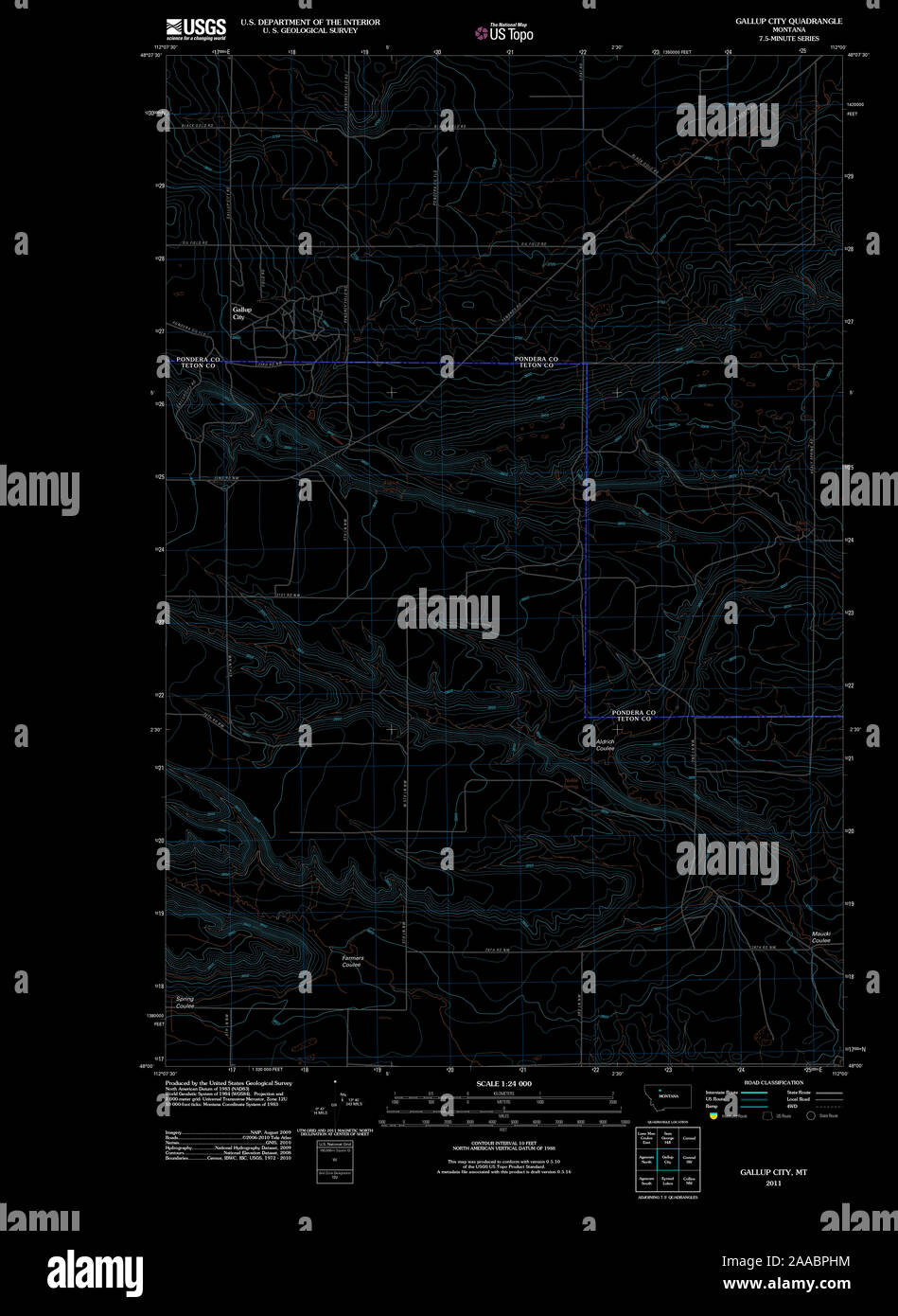 Map of gallup hi-res stock photography and images - Alamy