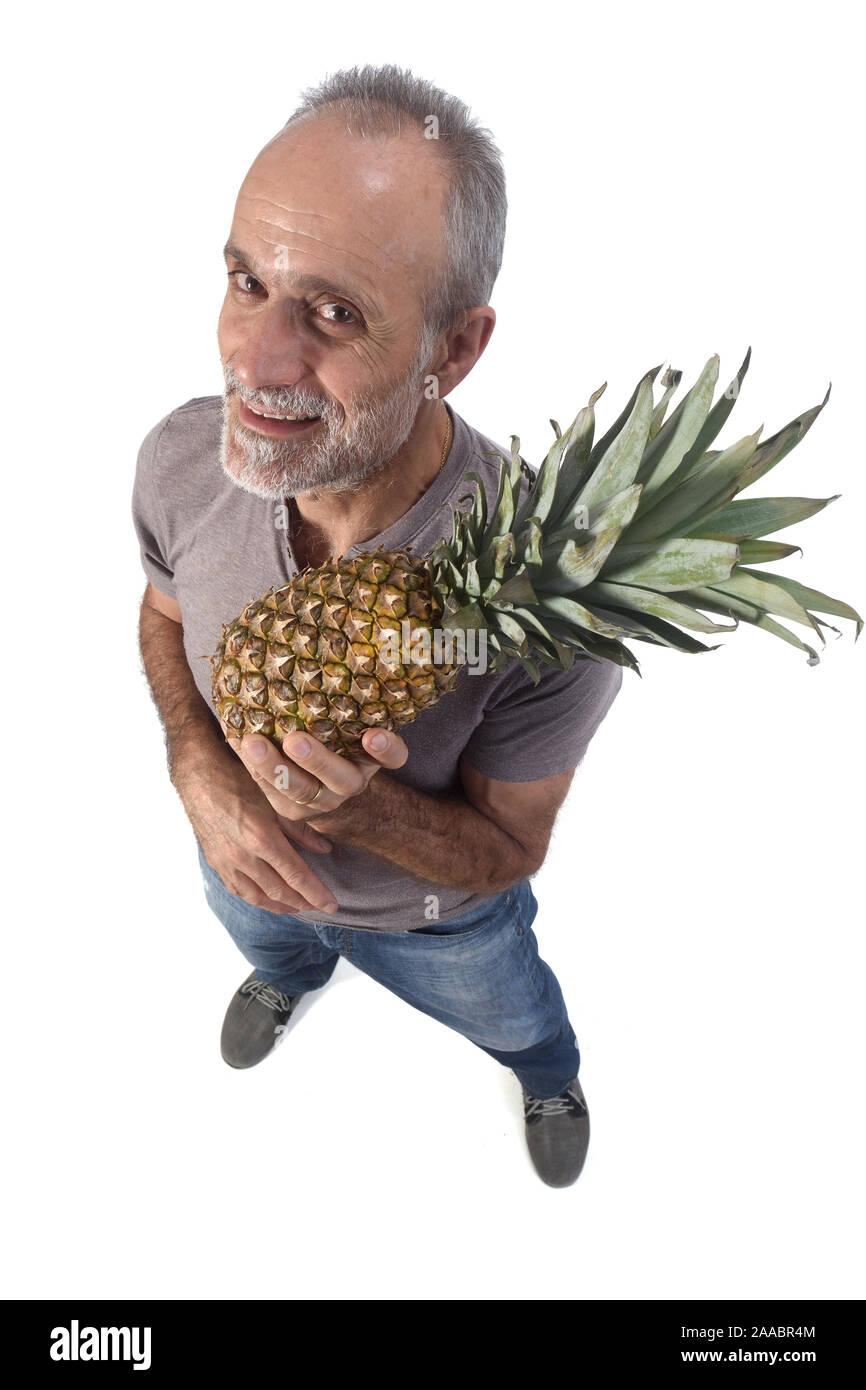 Pineapple face Cut Out Stock Images & Pictures - Alamy
