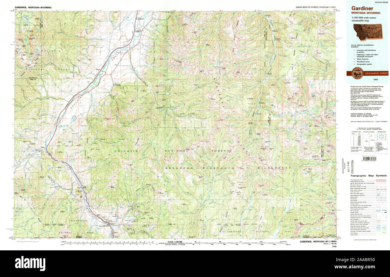 Map of gardiner Cut Out Stock Images & Pictures - Alamy