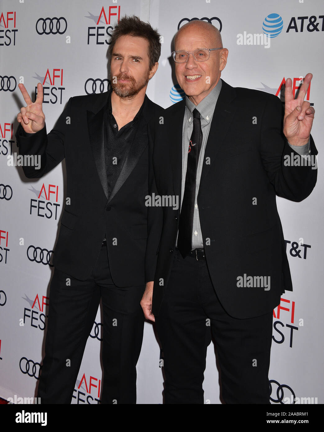 Los Angeles, USA. 21st Nov, 2019. Sam Rockwell, G. Watson Bryant Jr ...