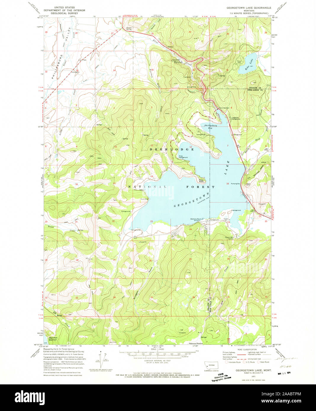 Georgetown lake montana hi-res stock photography and images - Alamy