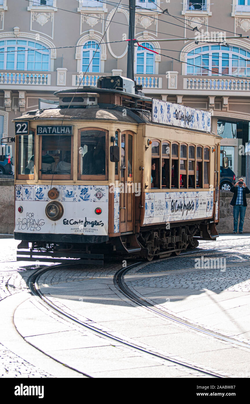Old style tram hi-res stock photography and images - Alamy