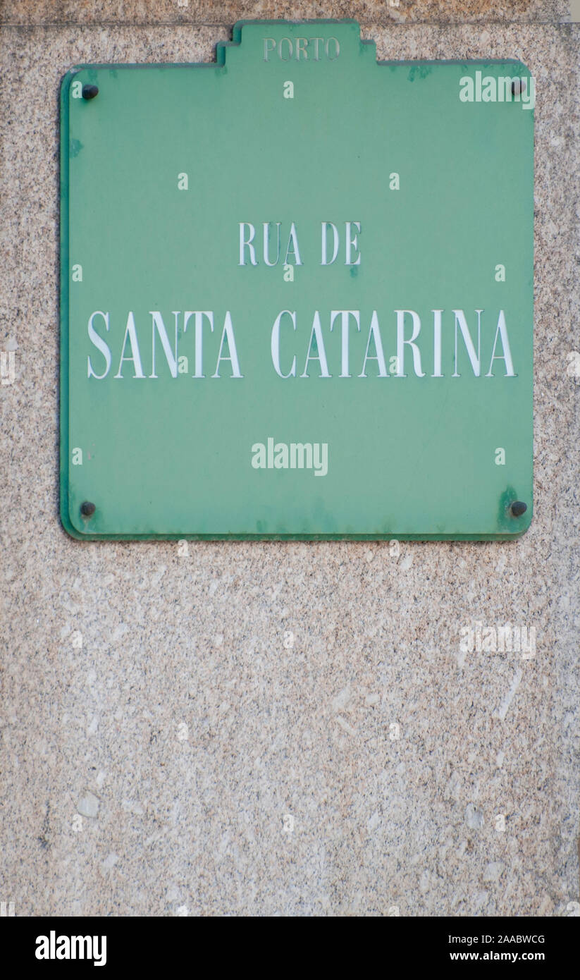 Porto street signs hi-res stock photography and images - Alamy