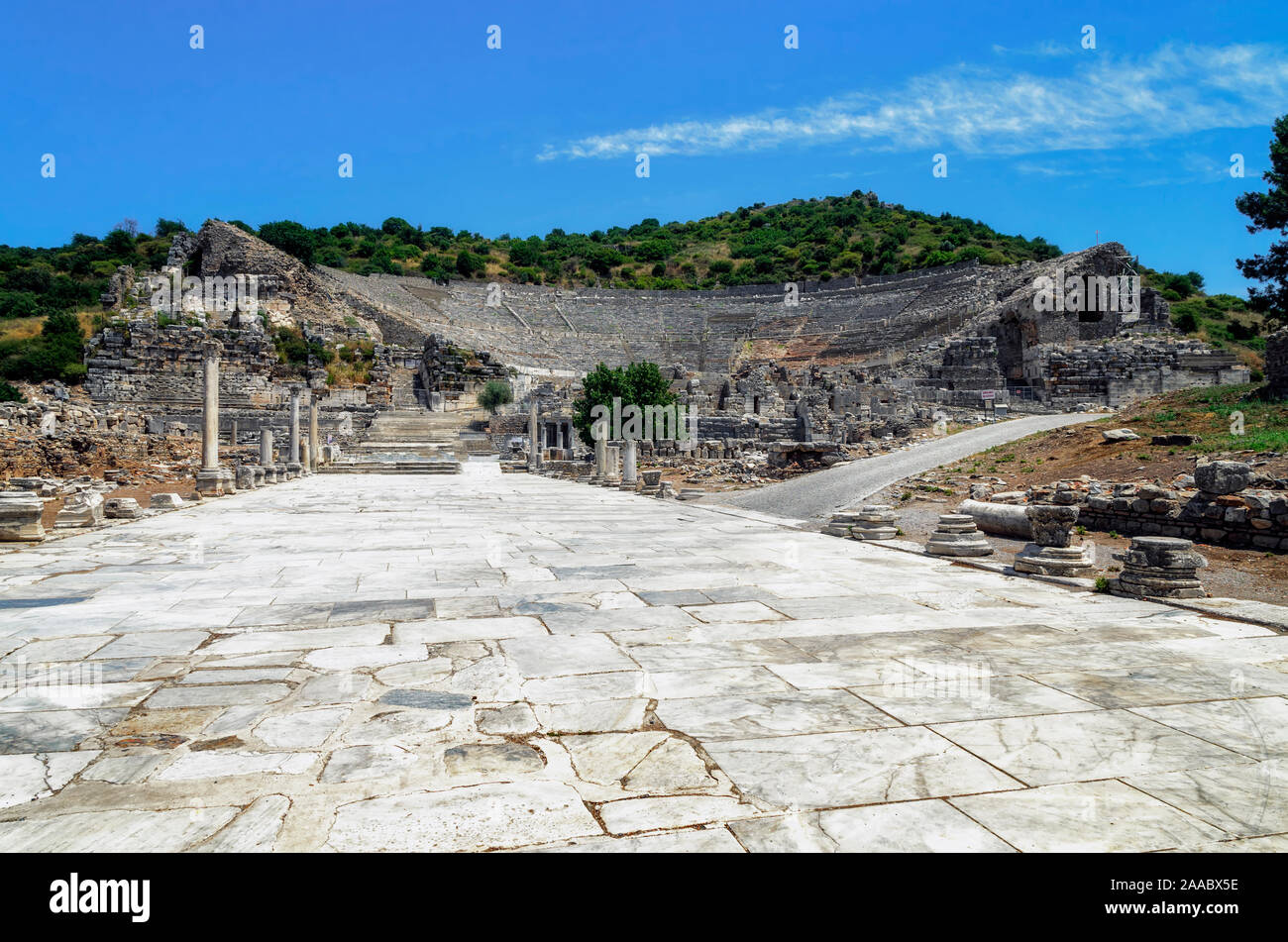 Amphitheater (Coliseum) in Ephesus (Efes) Turkey, Asia Stock Photo - Alamy