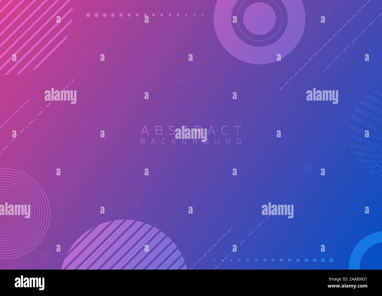 Abstract purple colorful background modern geometric round shape ...