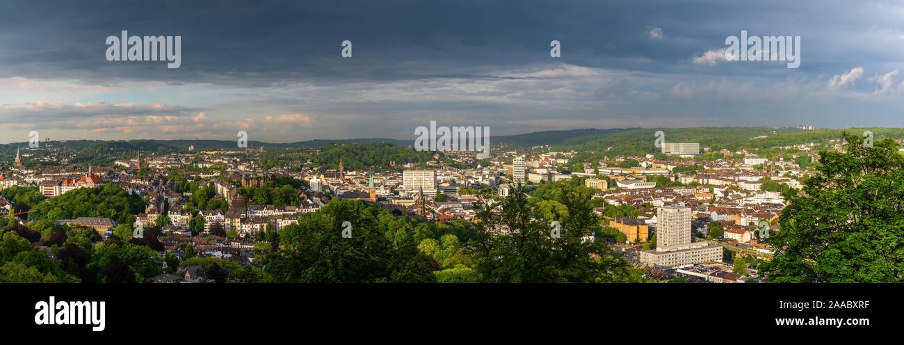 Panoramic view of elberfeld and barmen hi-res stock photography and ...
