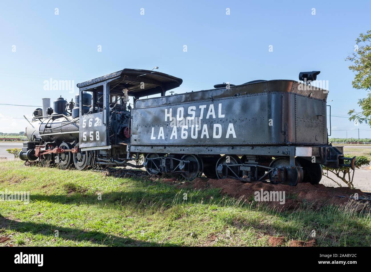 Historical steam locomotive, Havana, Cuba Stock Photo - Alamy