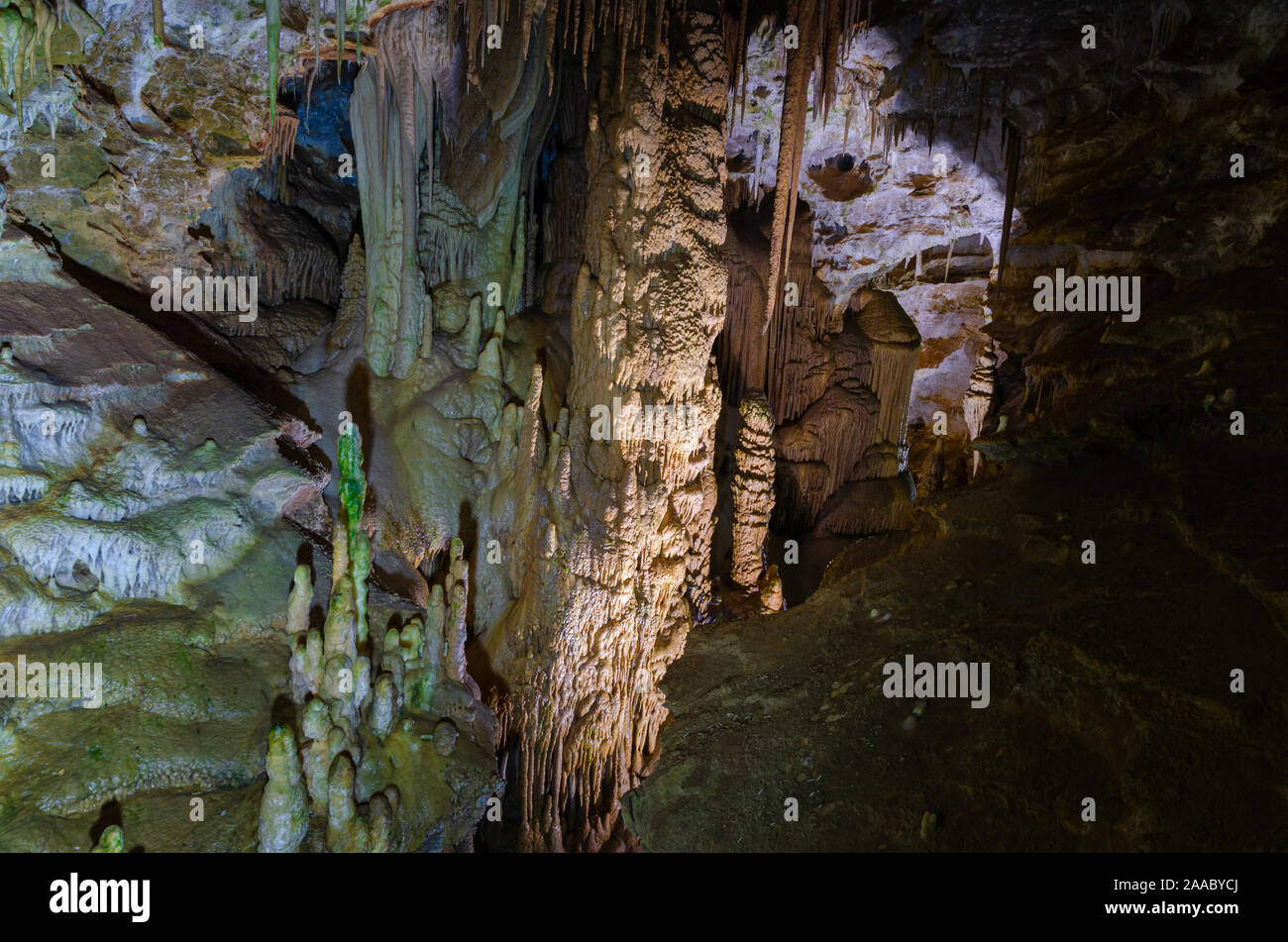 Interior view of Karaca cave located in Cebeli Village,Torul Town ...
