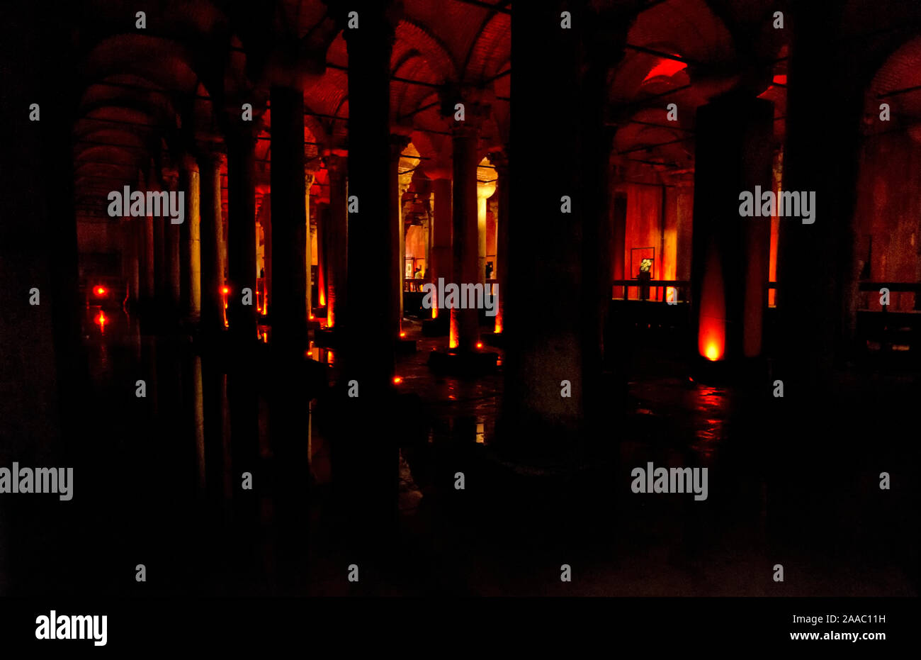 The Basilica Cistern - underground water storage tank was build by ...