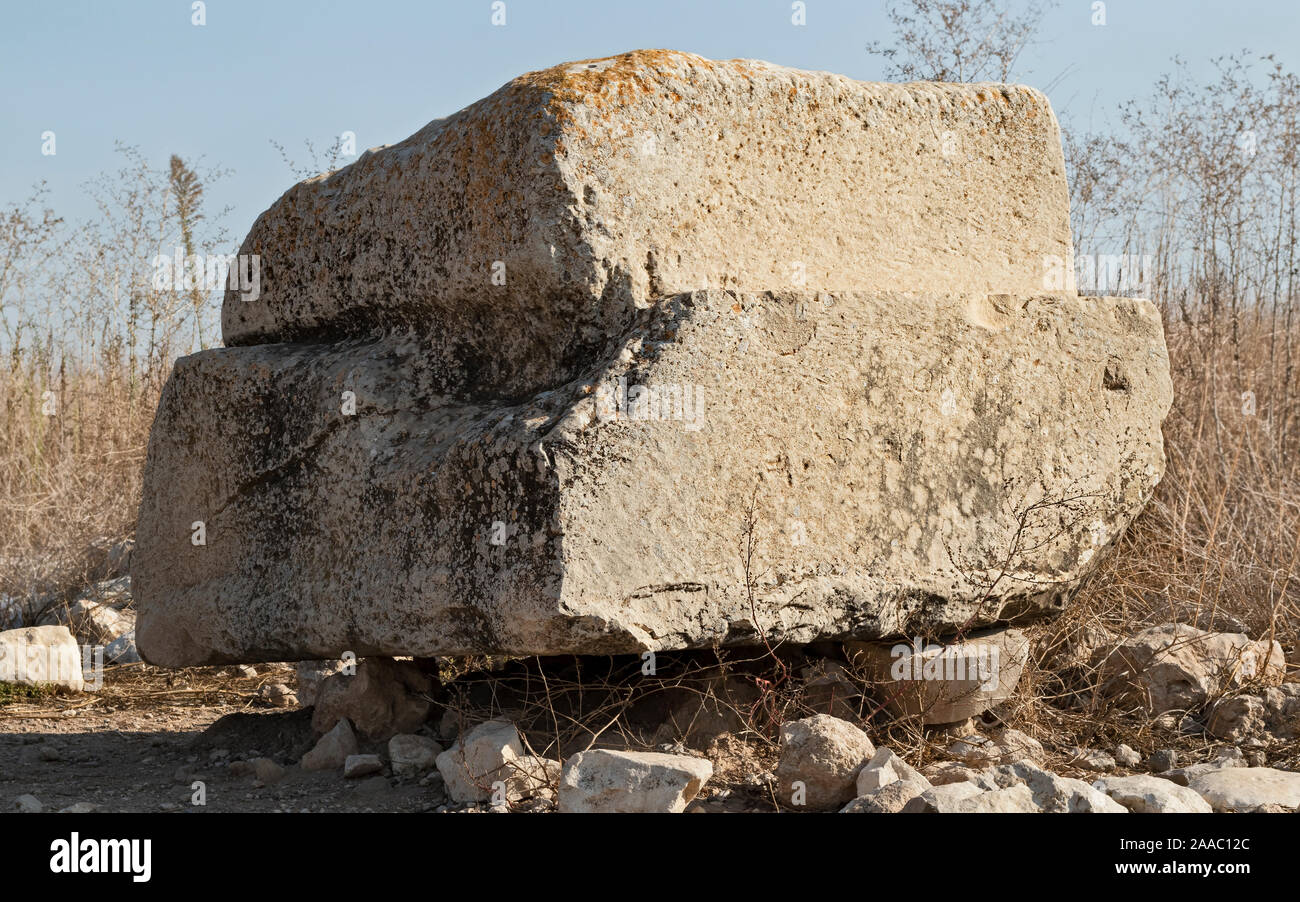massive stone column base from the persian ere located in the royal ...