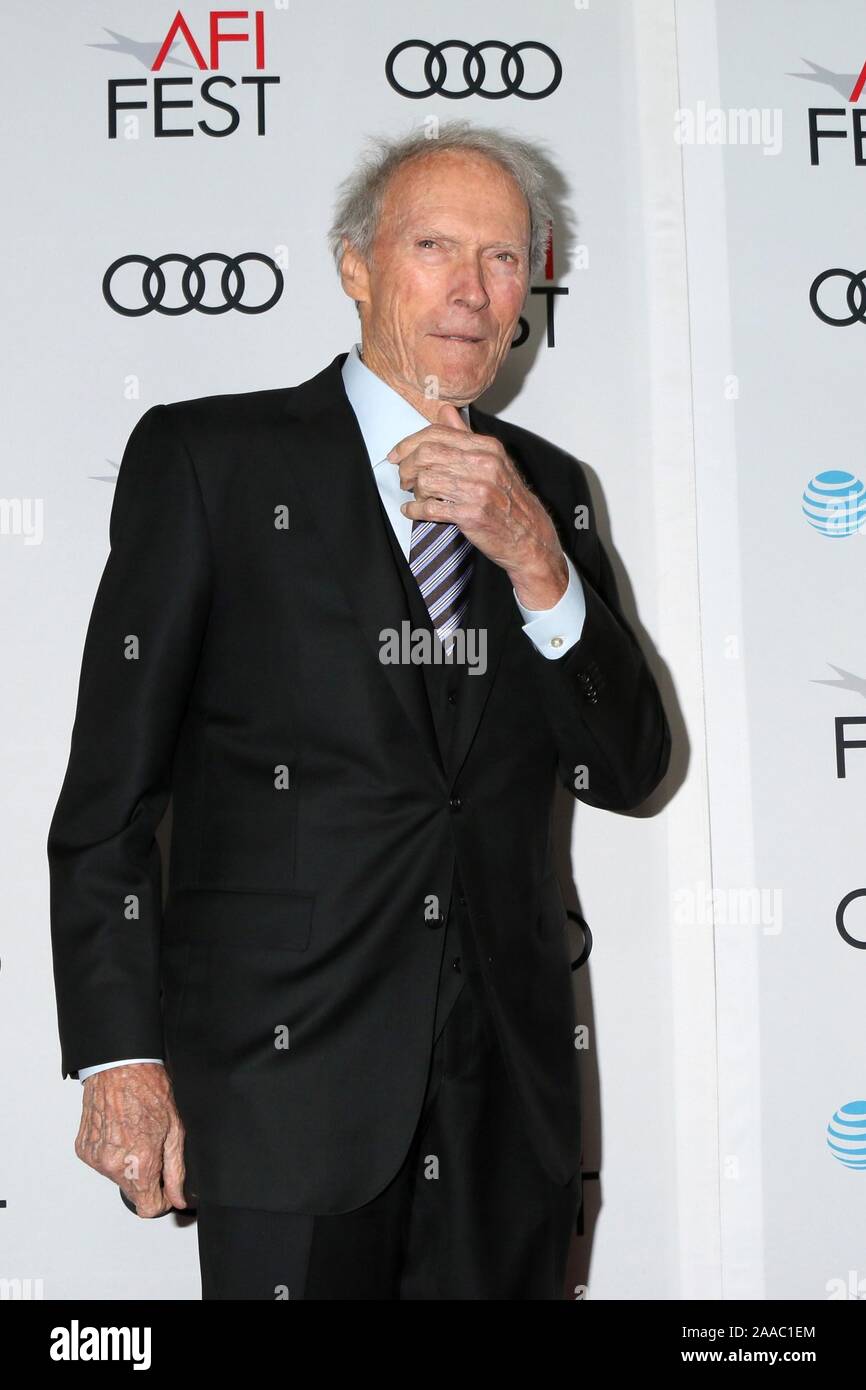 Los Angeles, CA. 20th Nov, 2019. Clint Eastwood at arrivals for RICHARD ...